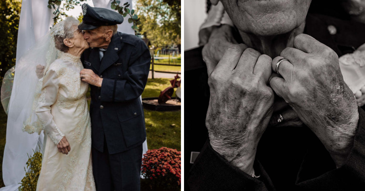 77 Years After His Deployment, Couple Gets Their Dream Wedding Photos ...