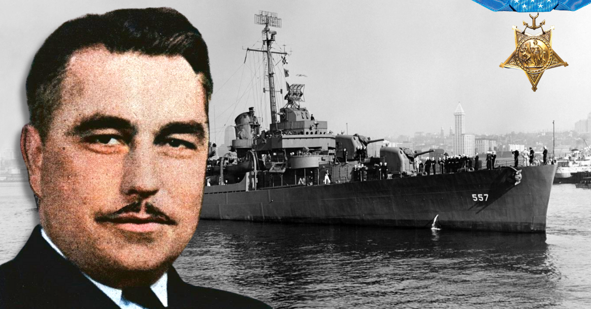 Ernest Evans Took On a Fleet of Japanese Warships, Despite Being ...