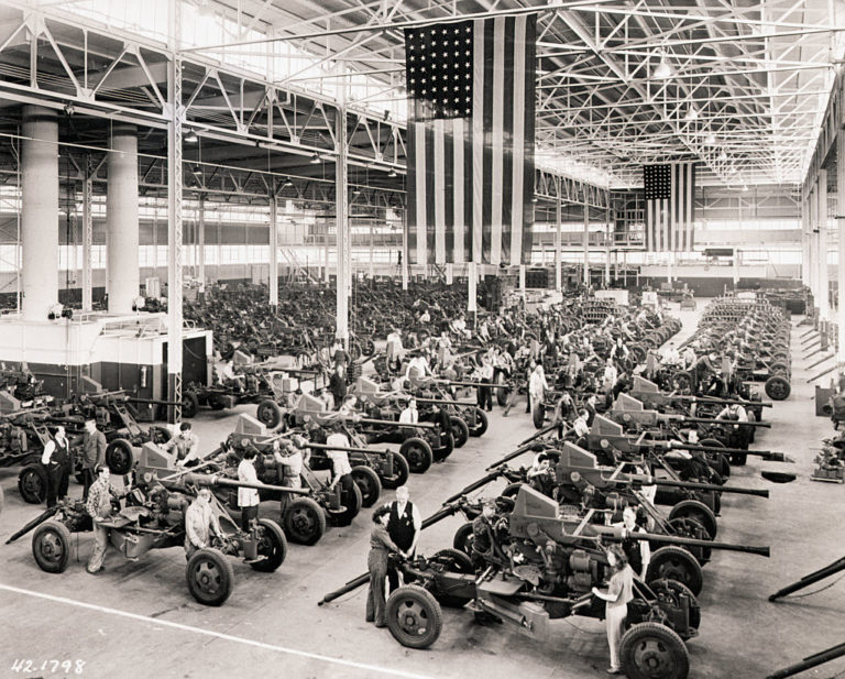 The Sleeping Giant Awakes: American Assembly Lines During WWII | War ...