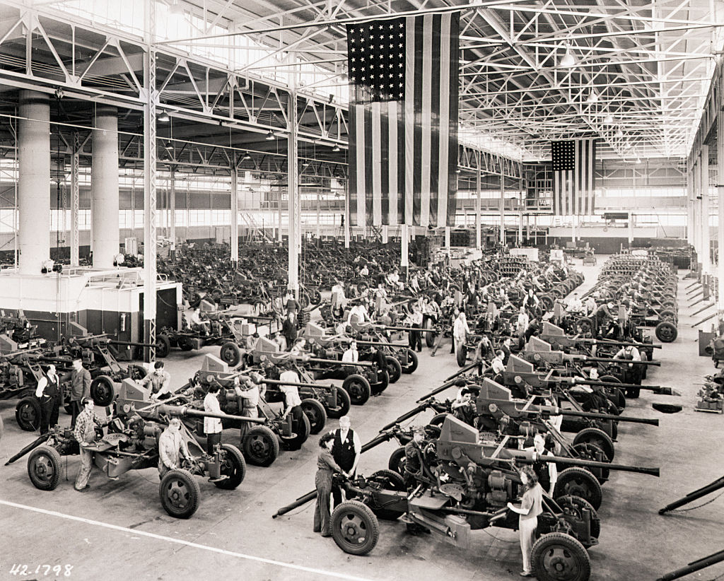 The Sleeping Giant Awakes: American Assembly Lines During WWII | War ...