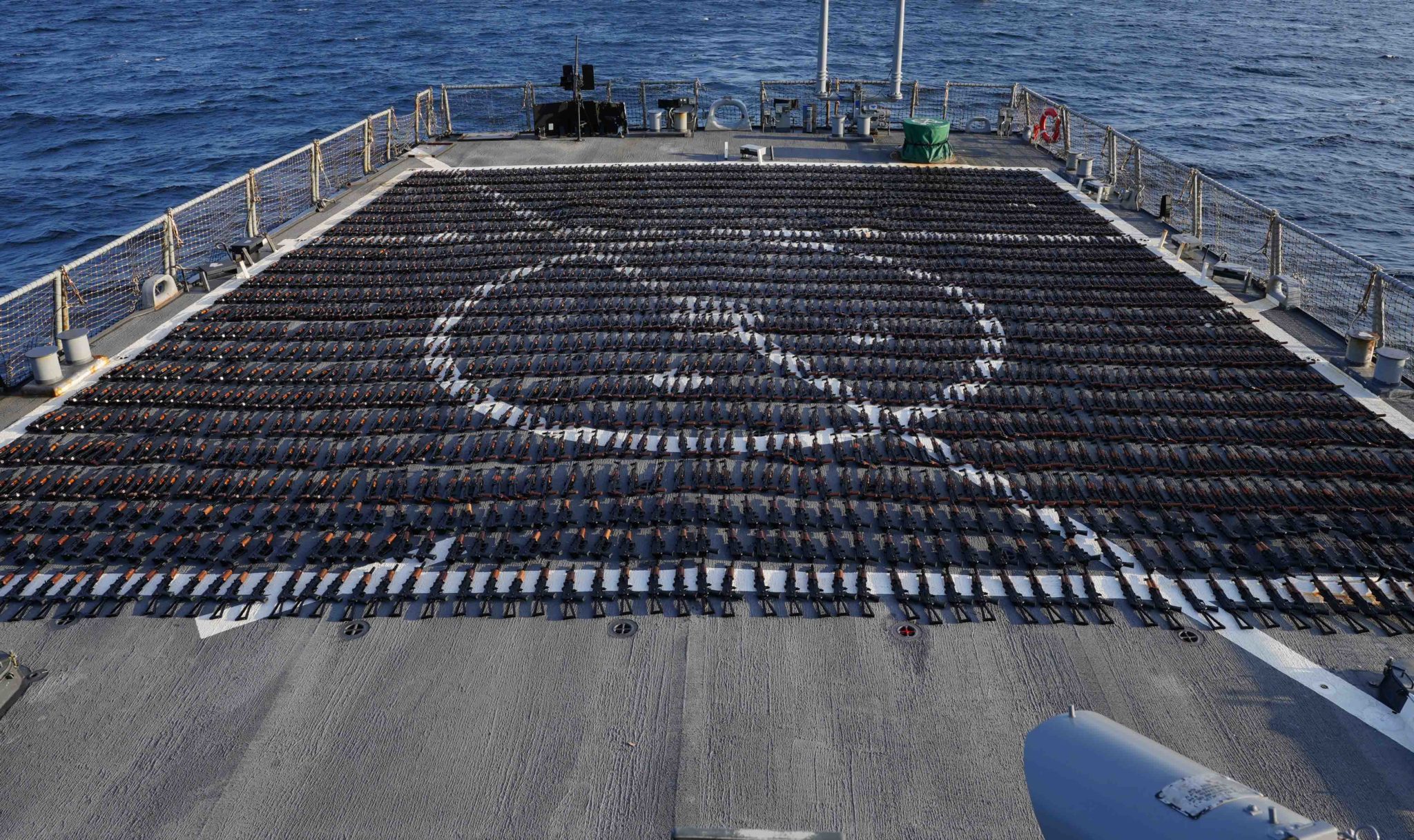 US Navy Seizes Over 2,000 AK-47s Being Illegally Transported Through ...