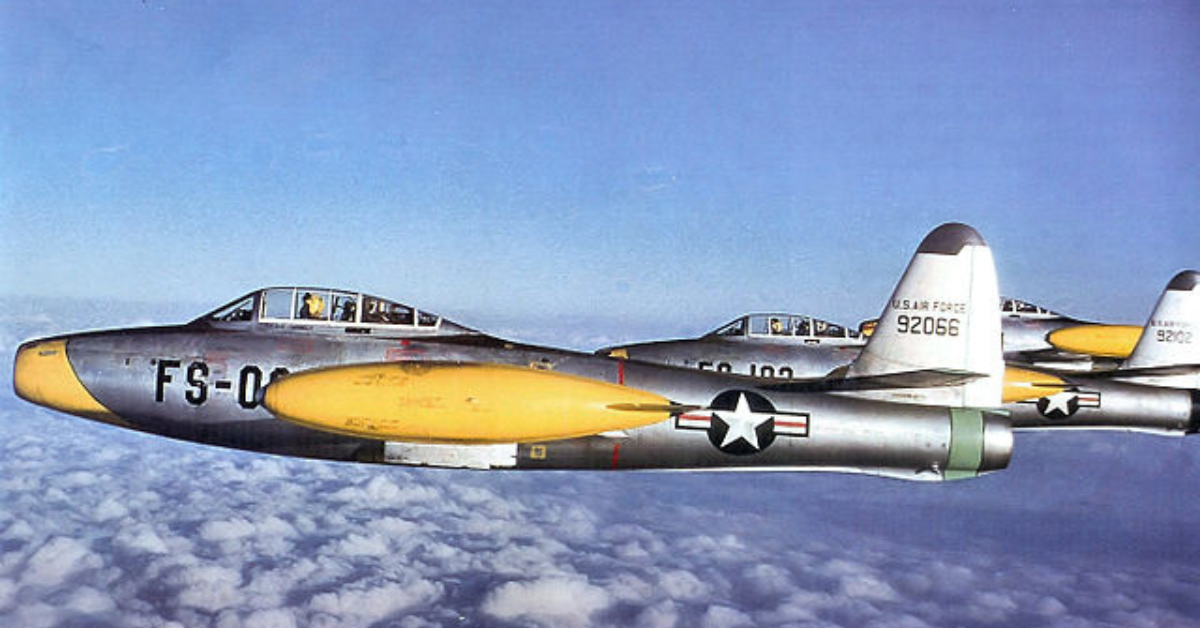 The Republic F-84 Thunderjet Was the 'Champ of the Fighter-Bombers ...