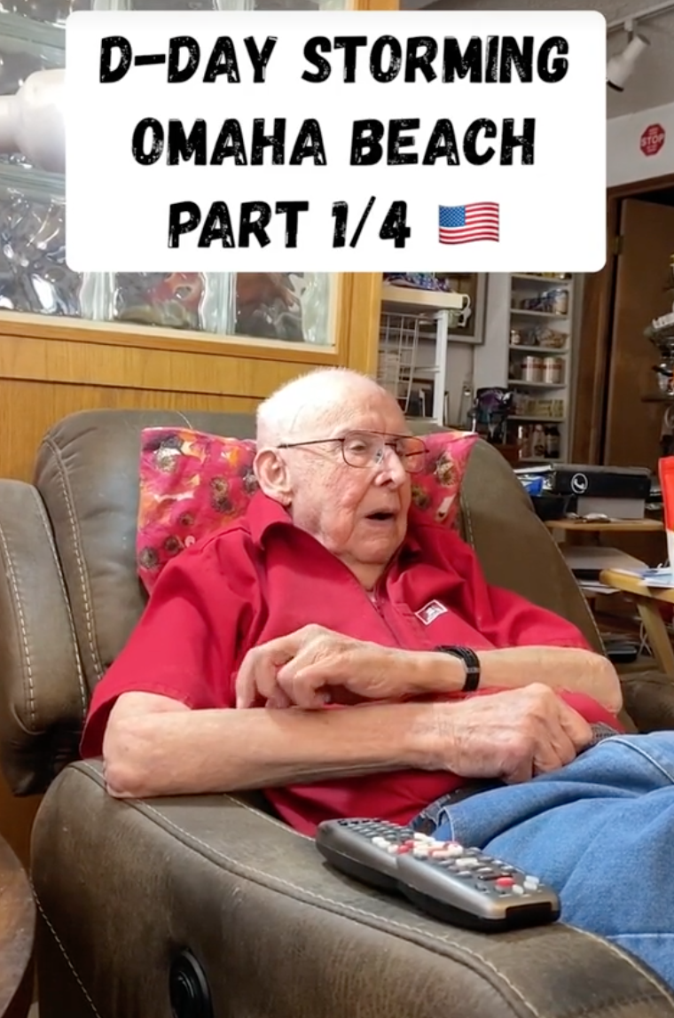 100-Year-Old D-Day Veteran Shares His Experiences On Popular TikTok ...