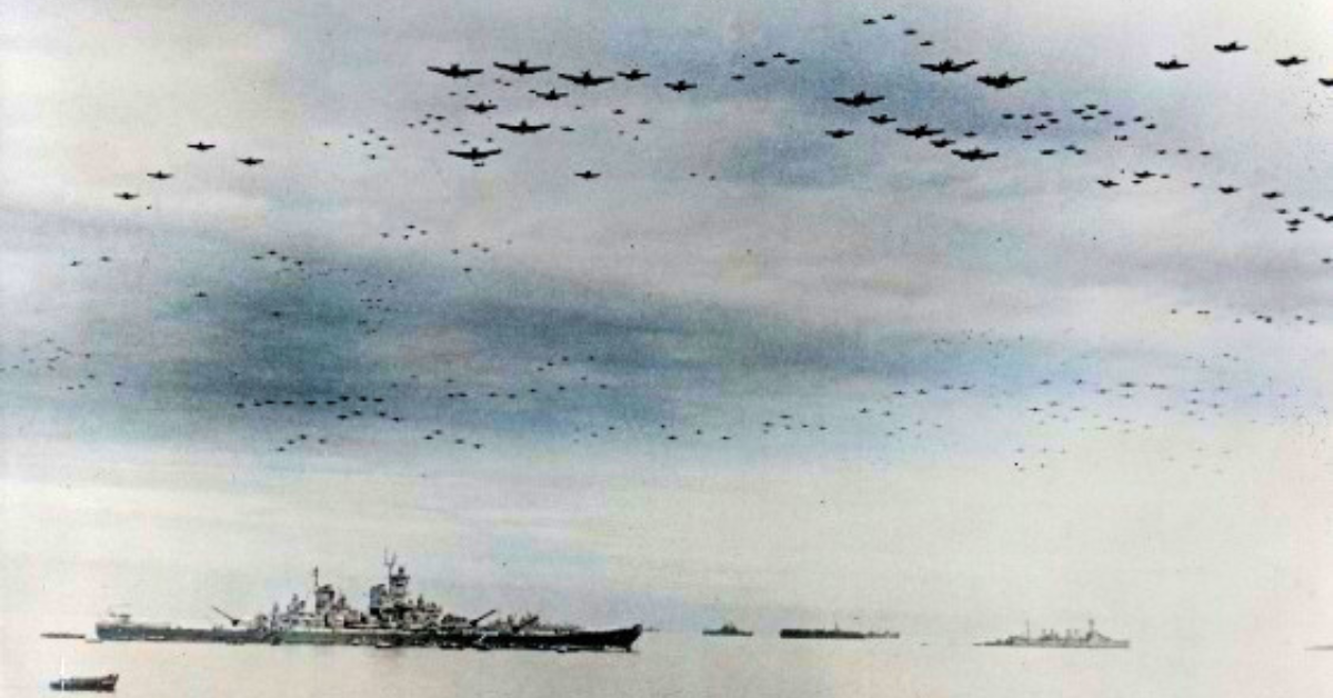US Naval Aircraft Celebrate the Signing of the Japanese Surrender ...