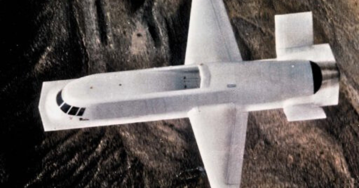 The Northrop Tacit Blue Was Nicknamed the 'Alien School Bus' For Its ...