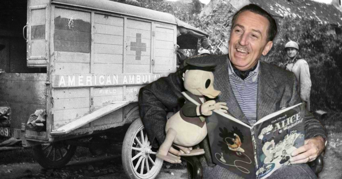 Walt Disney Served As An Ambulance Driver for the Red Cross During ...