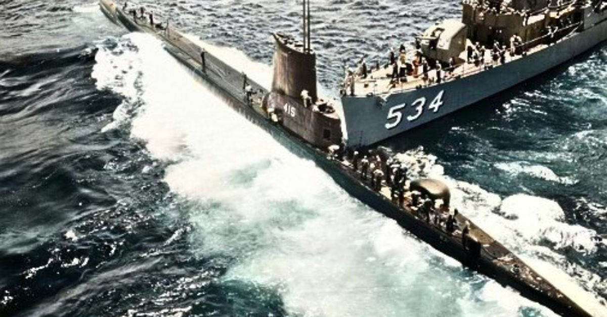 The USS Stickleback (SS-415) Was Sunk In a Collision During An Anti ...