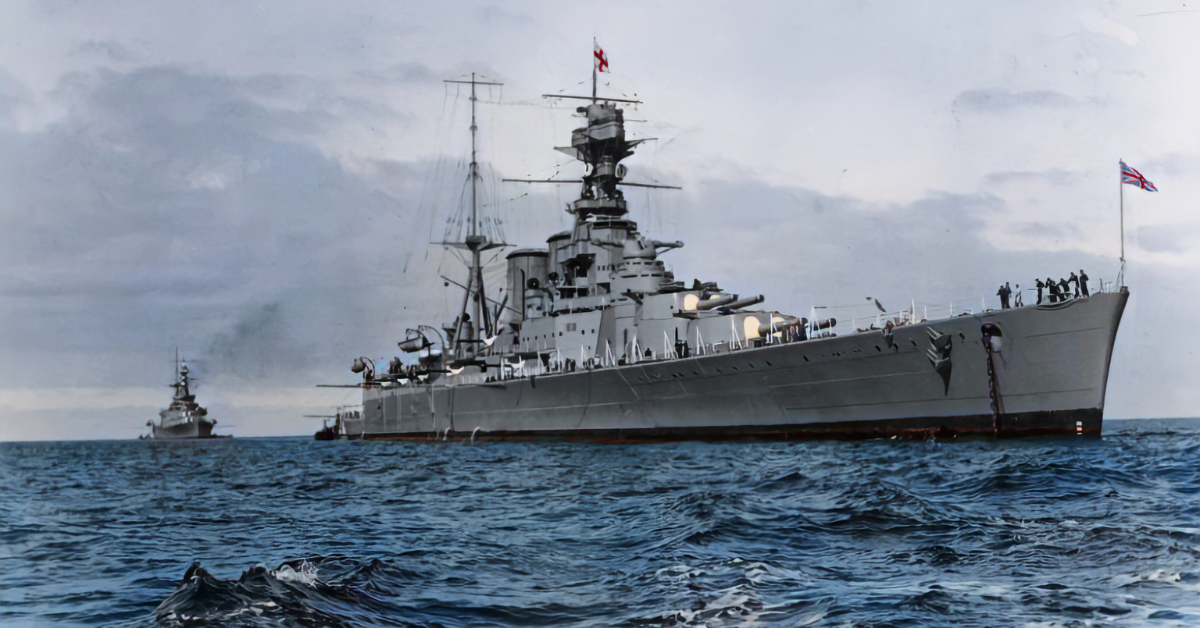 Hms Hood Explosion Photo