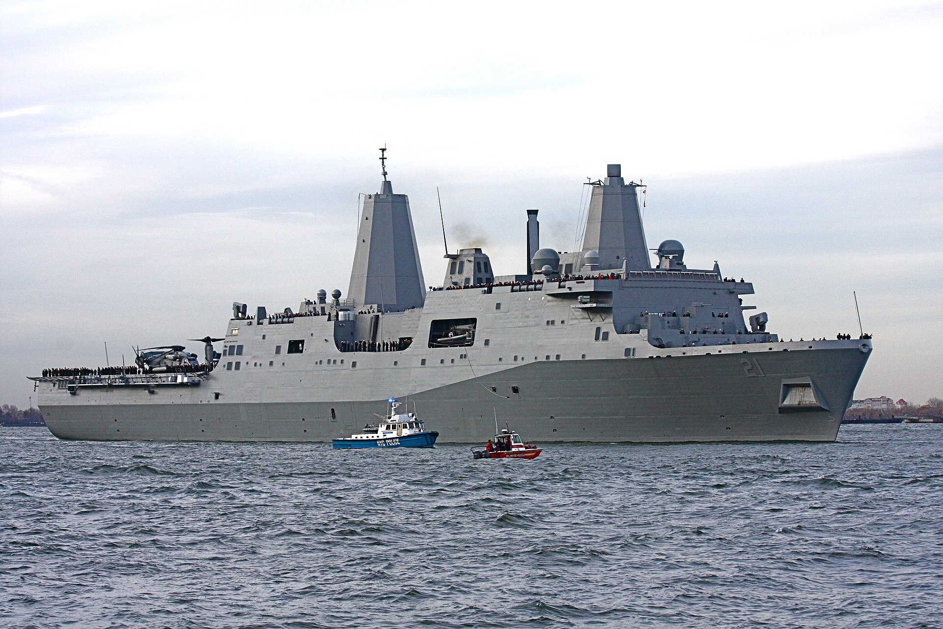 The USS New York (LPD-21) Was Constructed With Steel From the World ...