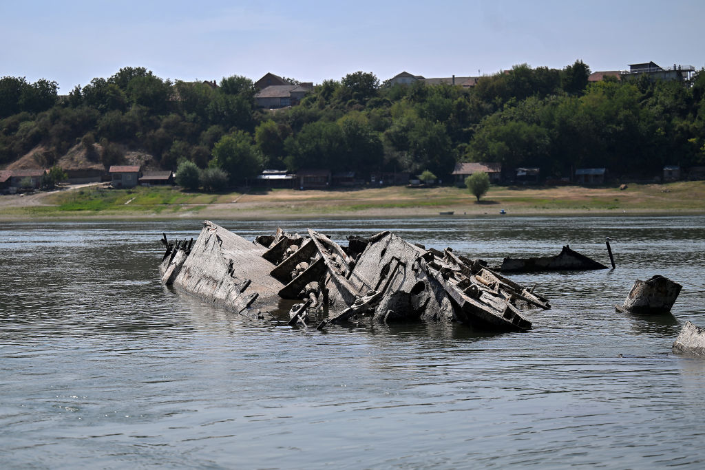 World War II-Era Shipwrecks Re-Emerge From the Depths of Danube River ...