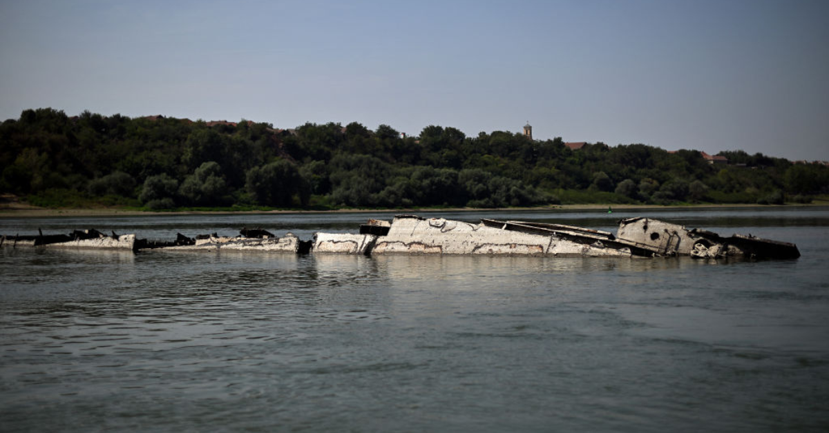World War II-Era Shipwrecks Re-Emerge From the Depths of Danube River ...
