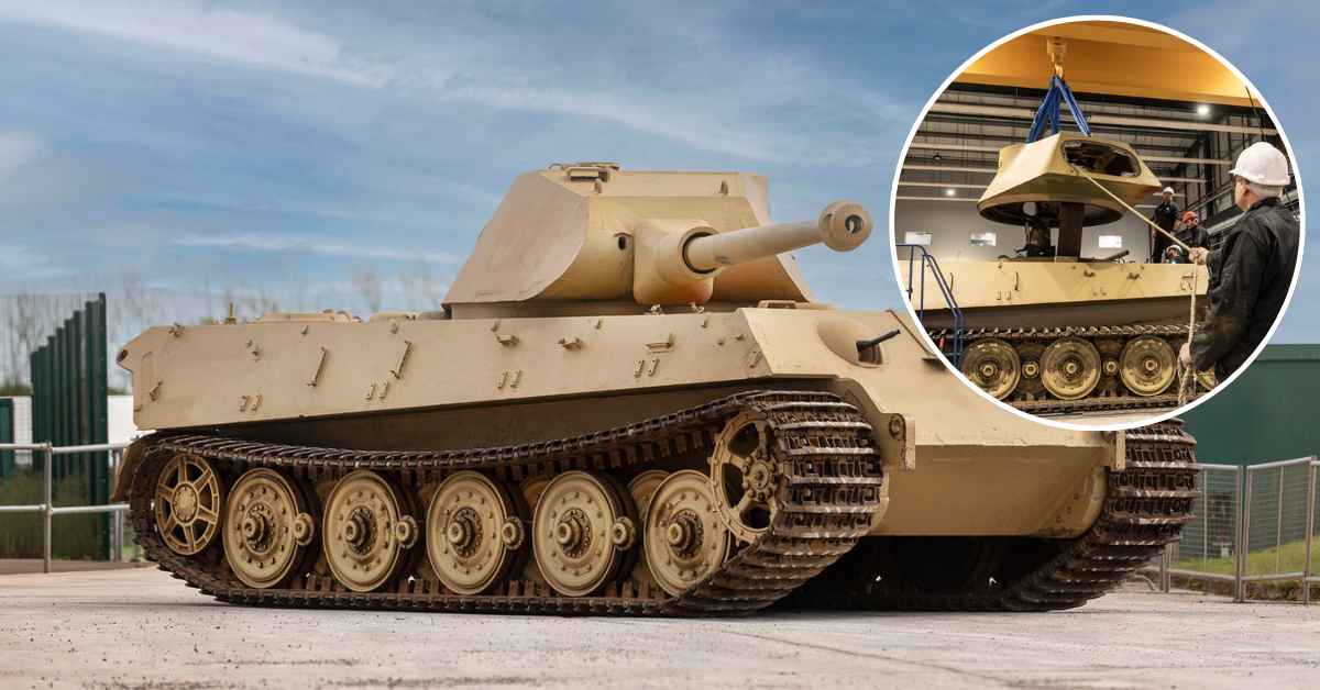 The Tank Museum Continuing Major Restoration Work on King Tiger V2 ...
